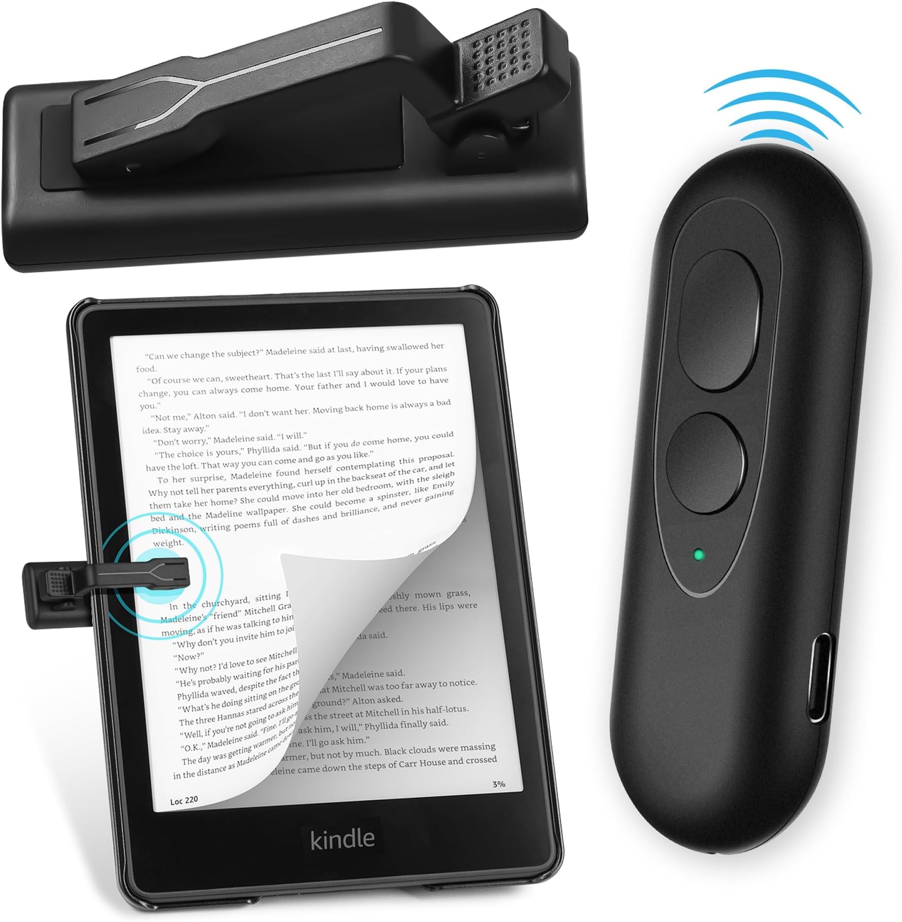 Amazon.com: Remote Control Page Turner for Kindle Paperwhite Oasis Kobo ...