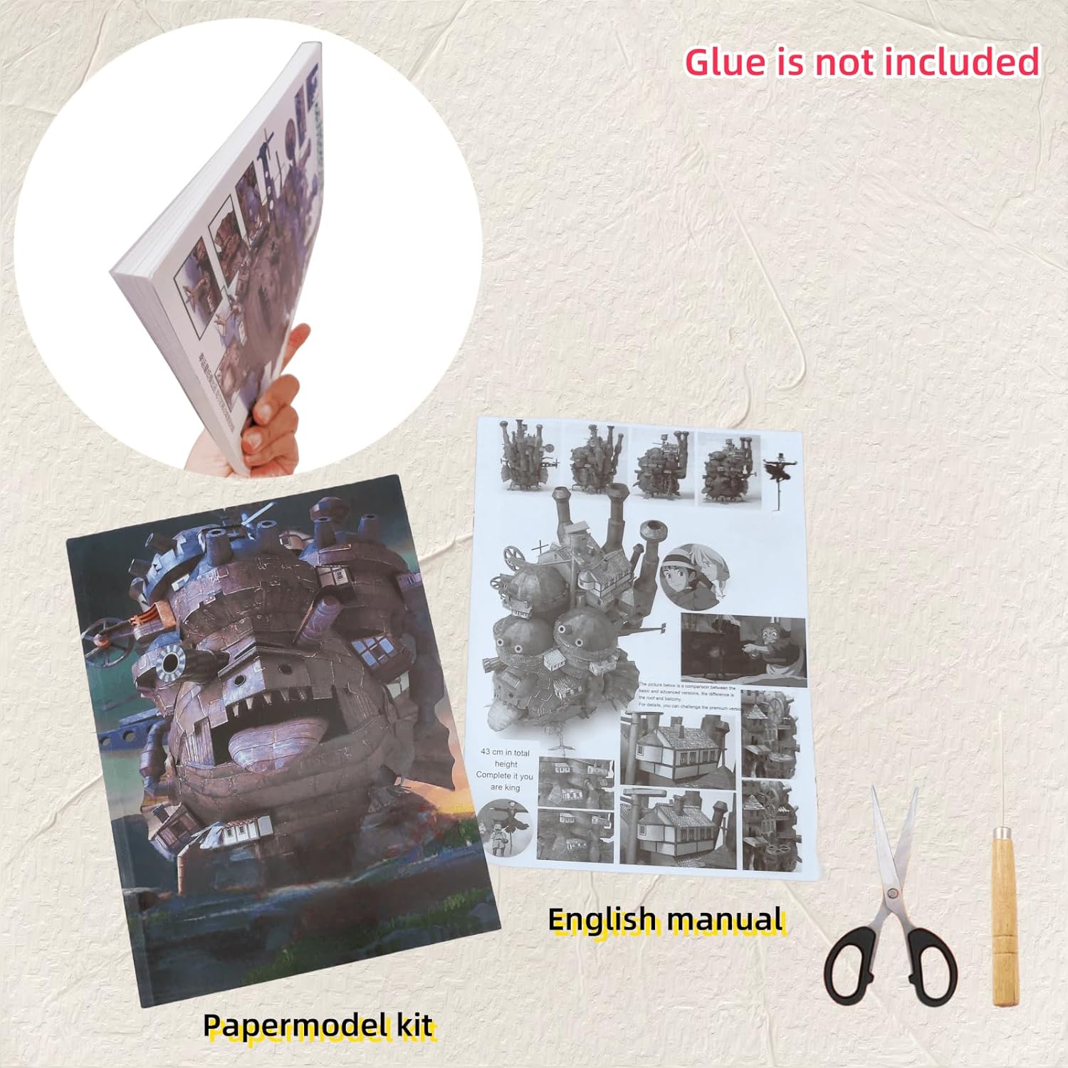 Howl's Moving Castle Paper 3D Puzzle - kingstora.com