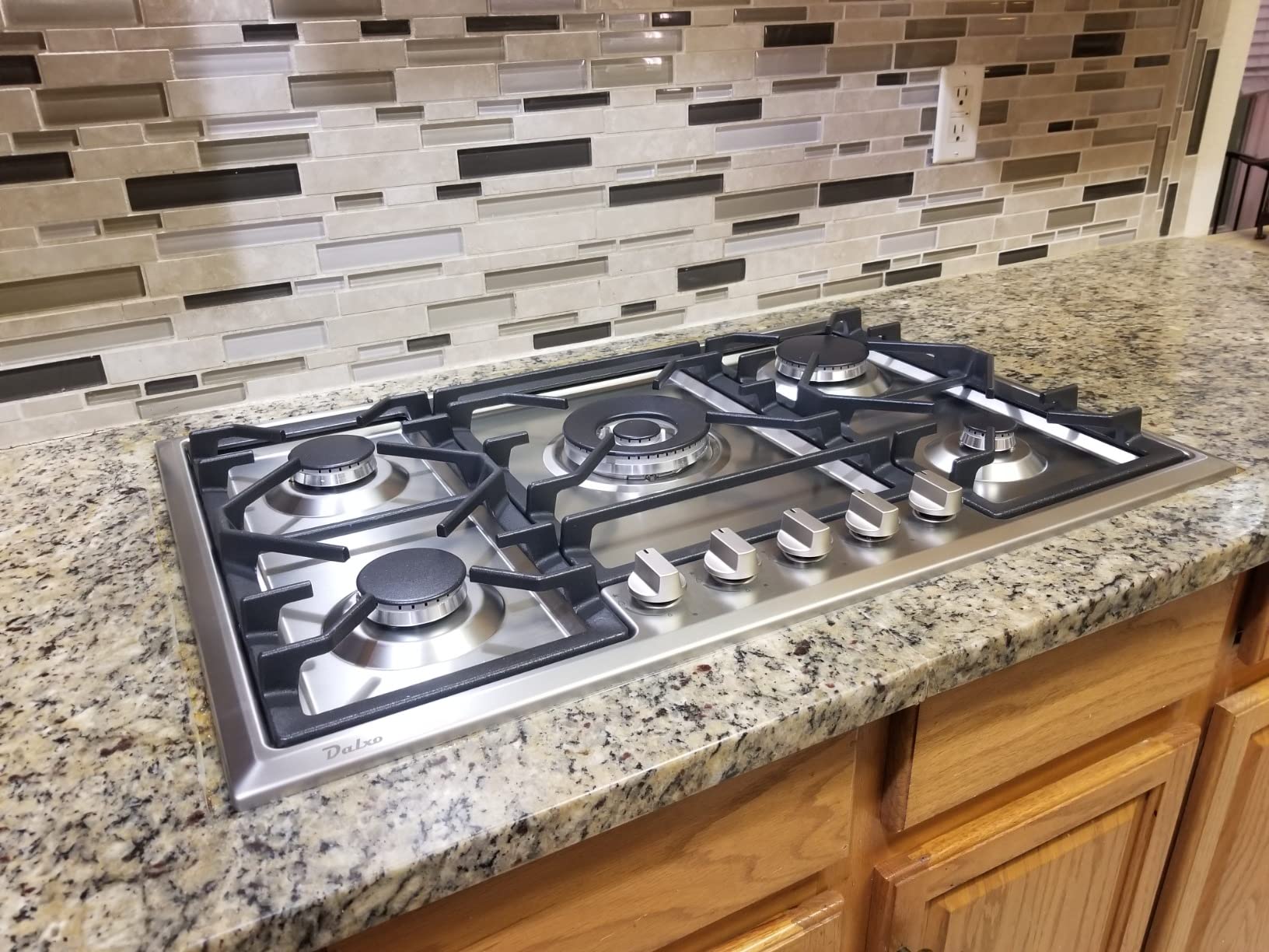 $27/mo - Finance 30 Inch Gas Cooktop with 6 Metal Knob, Dalxo 5 Italy ...
