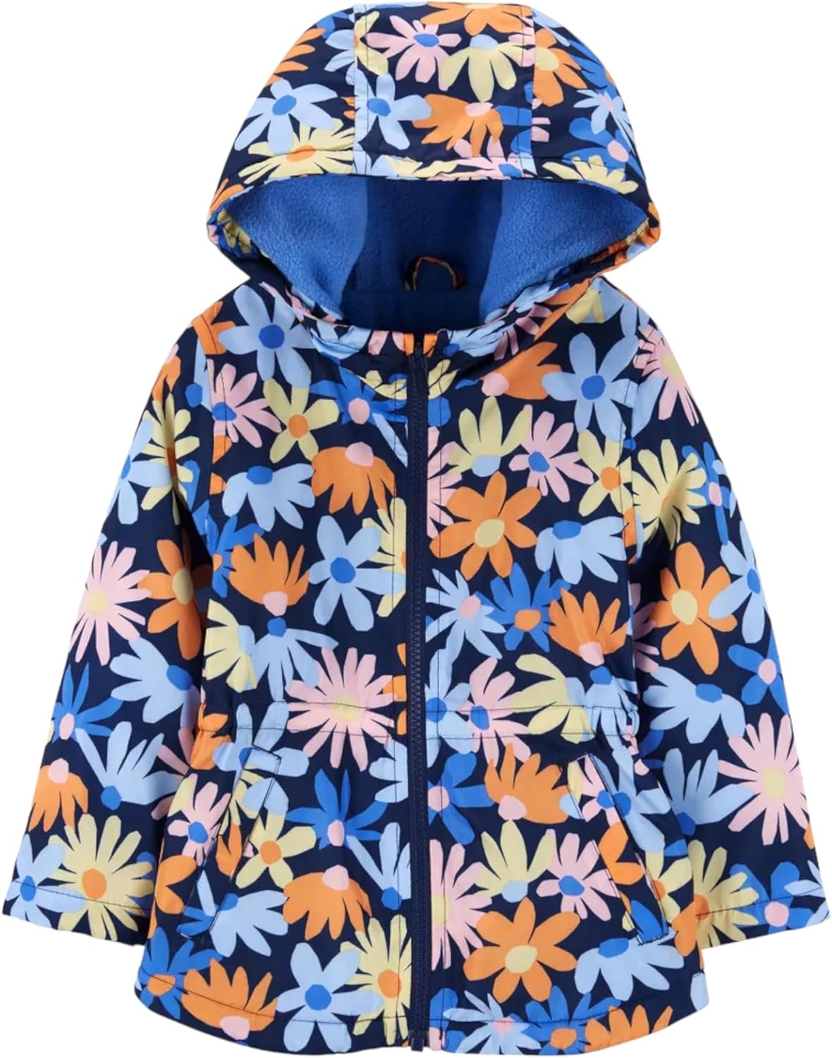 Carter's Toddler/Little Girls' Midweight Fleece Transitional Hooded Jacket