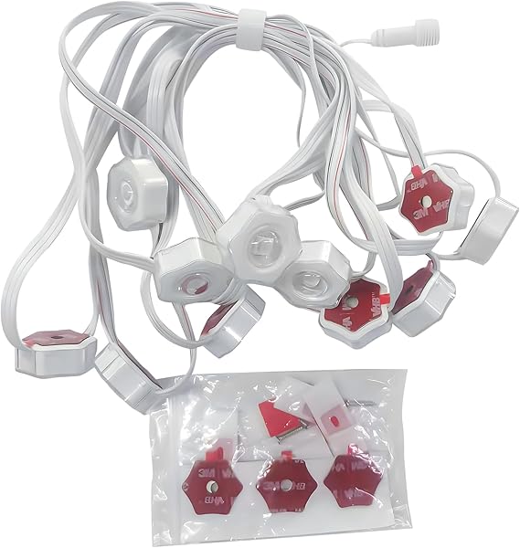 ASAHOM 16.4ft S1060 Extension Lights with 12 LED Lamps, Only Compatible ...