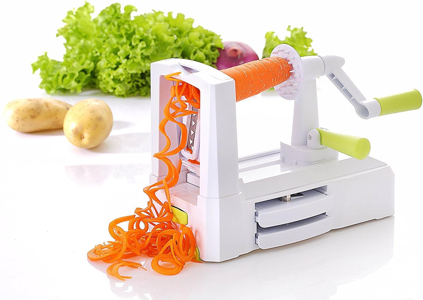 Amazon.com: Ewei's Homeware Spiral Vegetable Slicer,Zucchini Spaghetti ...