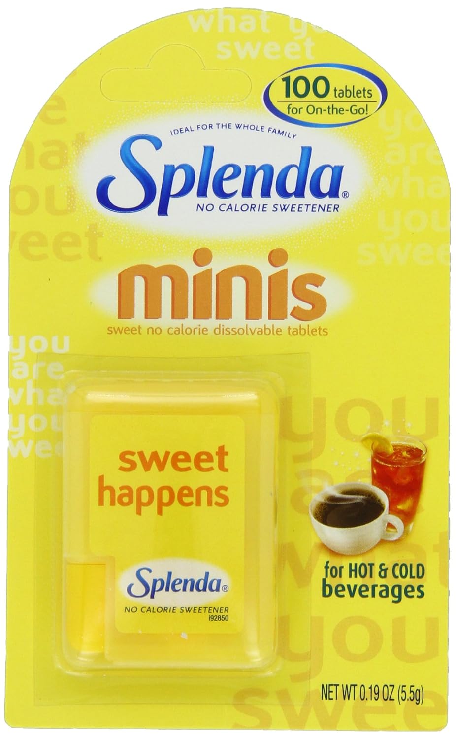 Amazon.com : Splenda Minis Dissolvable Tablets, 100-Count (Pack of 4 ...