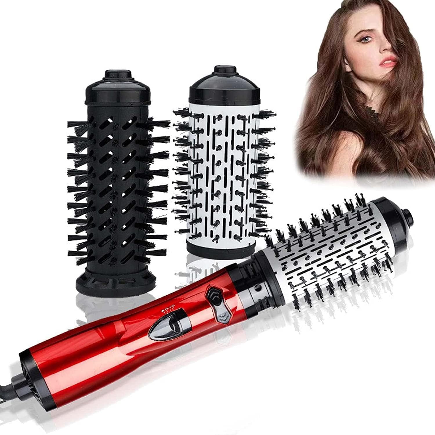 Amazon.com : 3-in-1 Auto-Rotating Hair Styler with 2 Interchangeable ...
