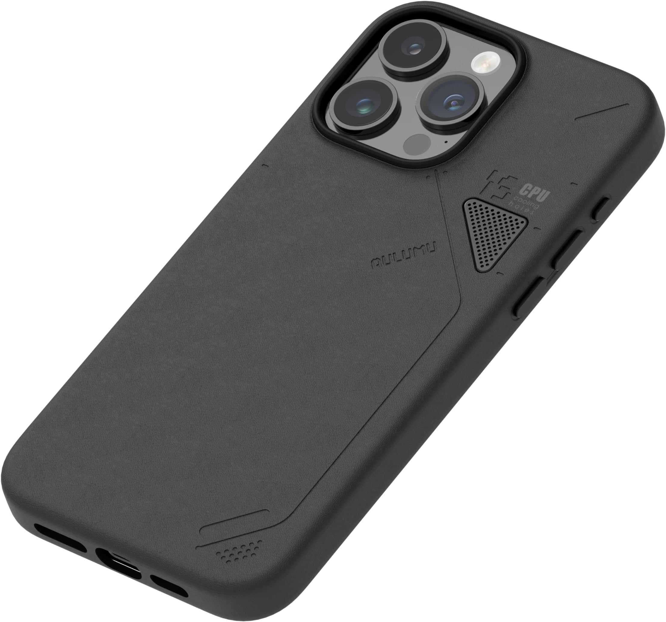 Amazon.com: Aulumu A05 Vegan Leather for iPhone 14 Pro Magnetic Case ...