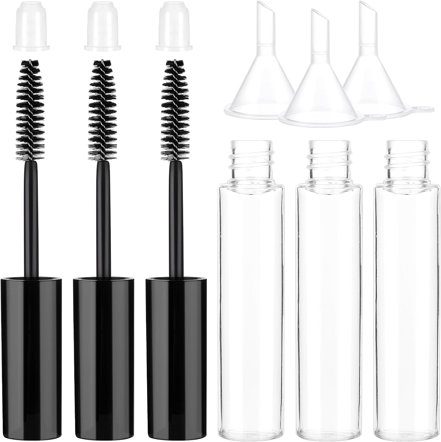 Amazon.com: Tucnoeu 3pcs Mascara Tubes Empty for Castor Oil,10ml Empty ...