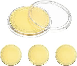 Amazon.com: PATIKIL 50mm Blank Coins for Engraving, 4pcs Coin Blanks ...