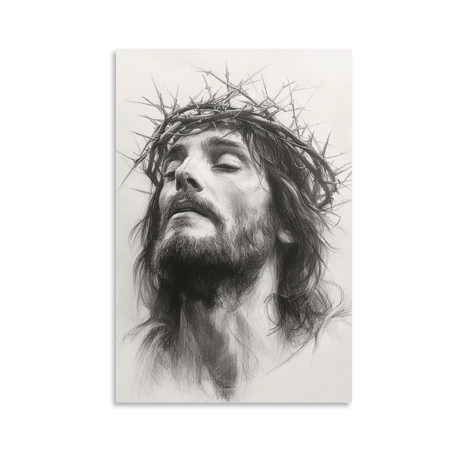 Jesus Pencil Sketch Realistic