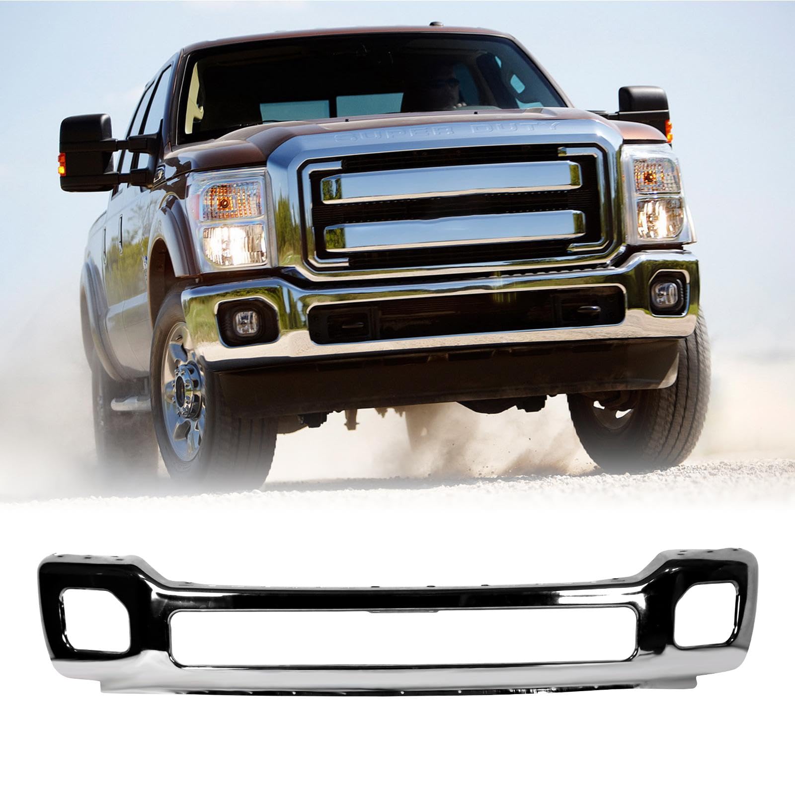 Chrome Truck Bumpers Heavy Duty