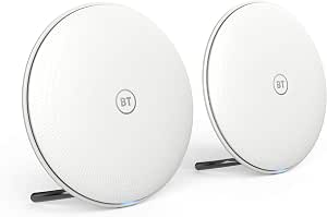 BT Whole Home Wi-Fi, Pack Of 2 Discs, Mesh Wi-Fi For Seamless, Speedy ...