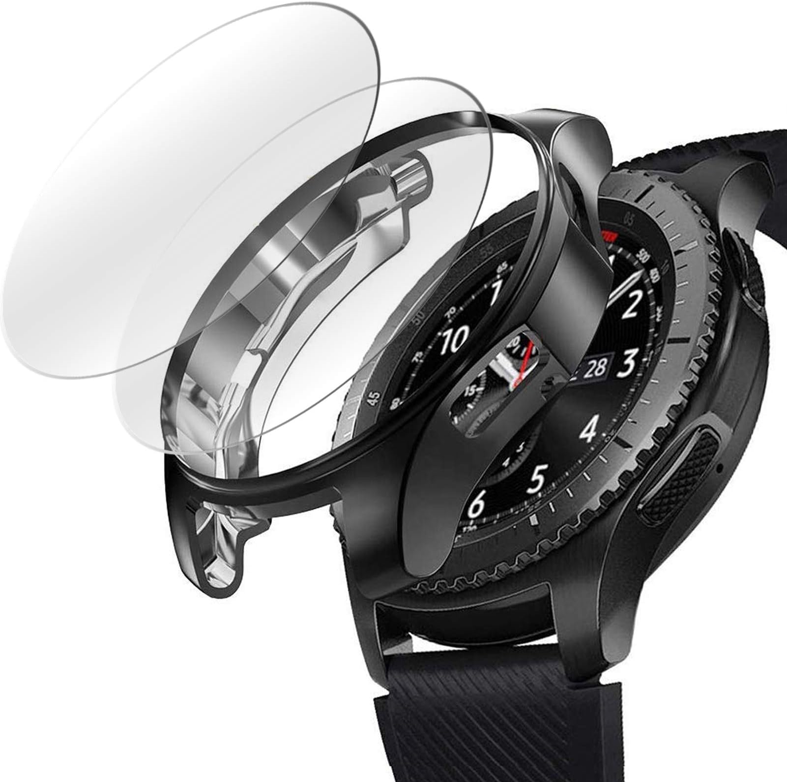 Amazon.com: BaiHui Bezel Ring Compatible with Galaxy Watch 46mm/Gear S3 ...