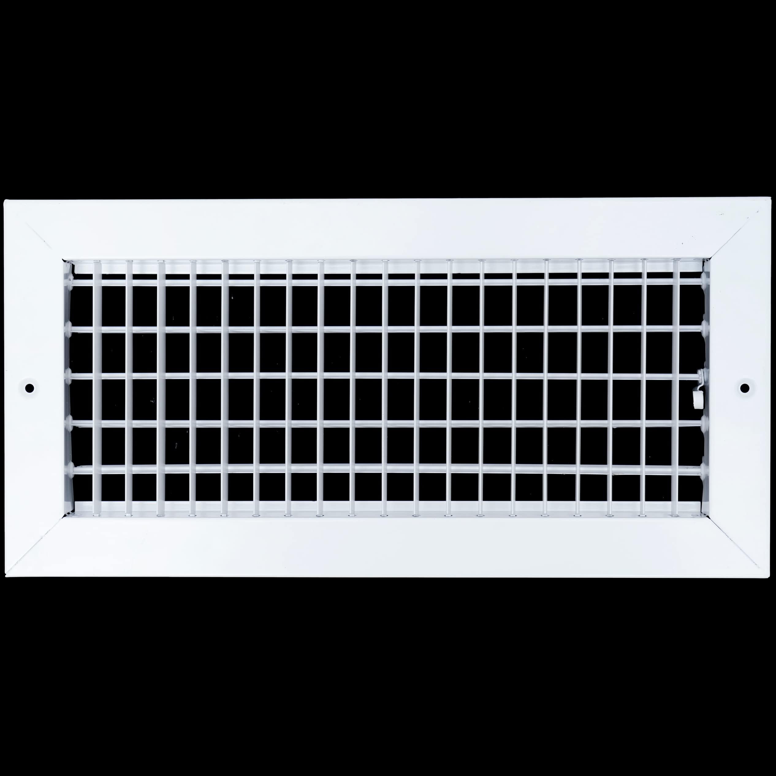 Handua 20"W x 4"H [Duct Opening Size] Steel Adjustable Air Supply ...