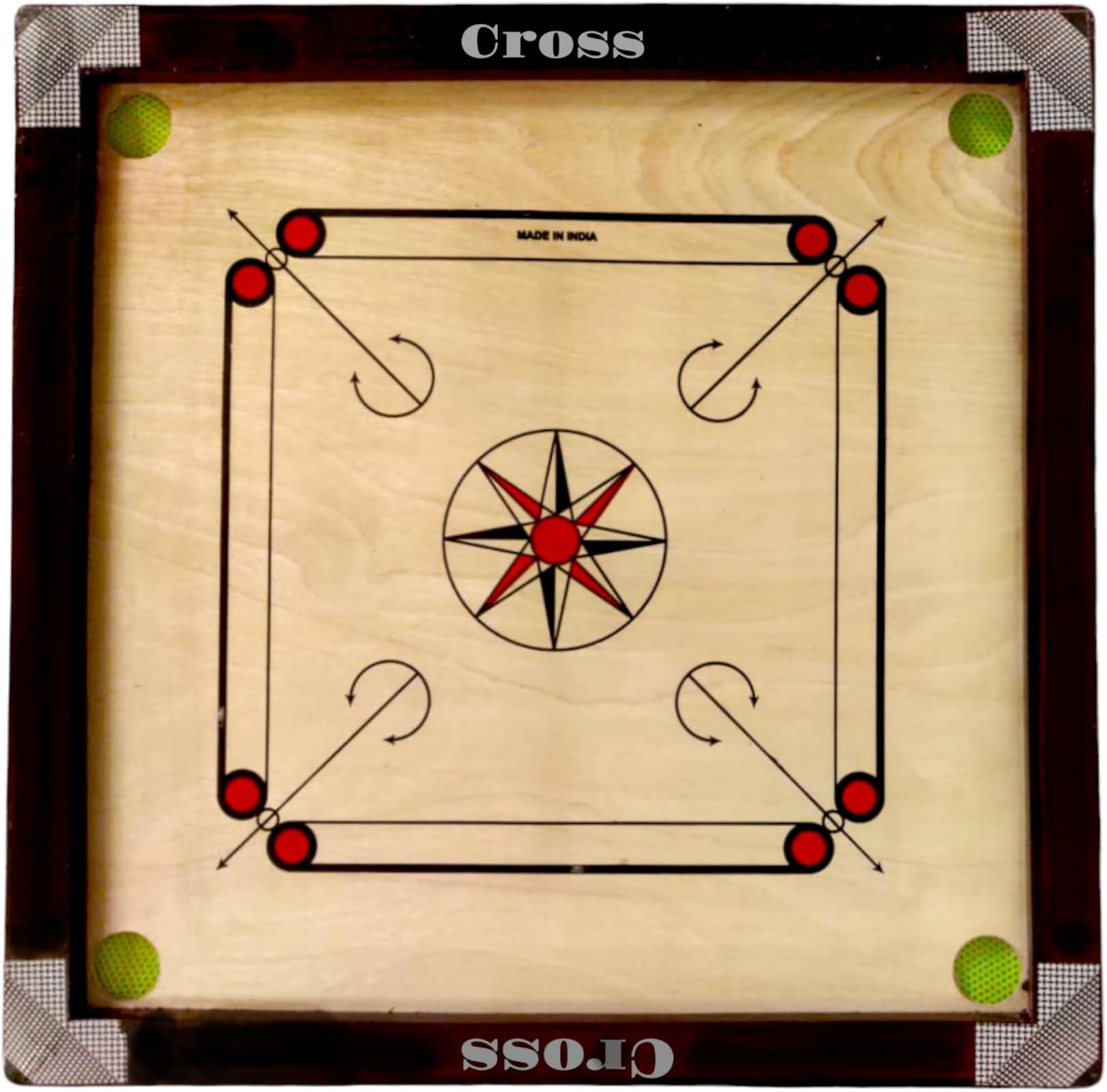 Buy Cross Super Smooth Carrom Board (20 inch Small) for Kids with ...