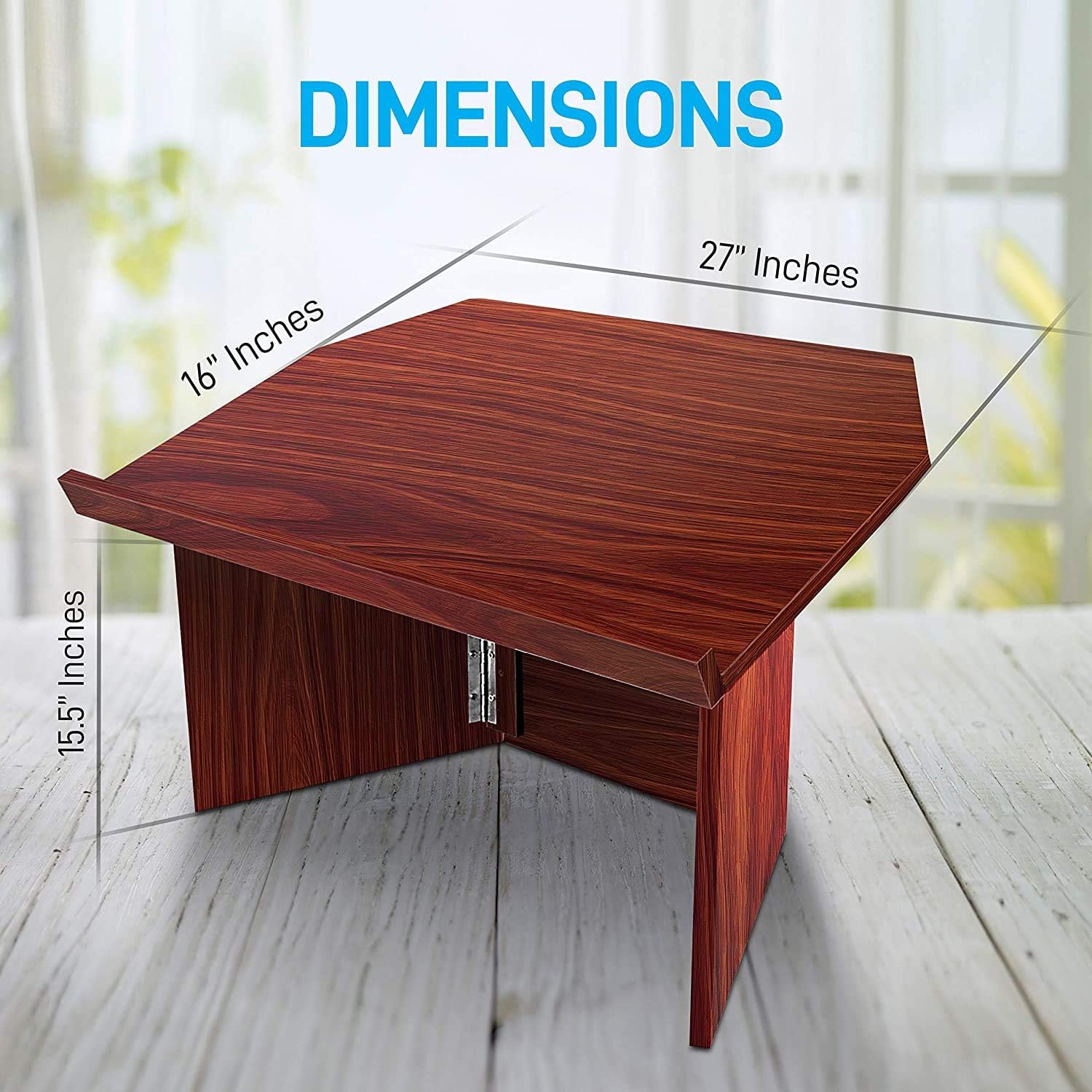Snapklik.com : Pyle Foldable Desktop Lectern Podium Stand-Portable ...