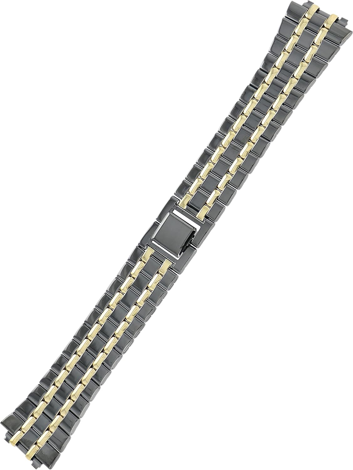 Amazon.com: SEIKO Dual Tone Black and Gold Titanium Carbide Nitride ...