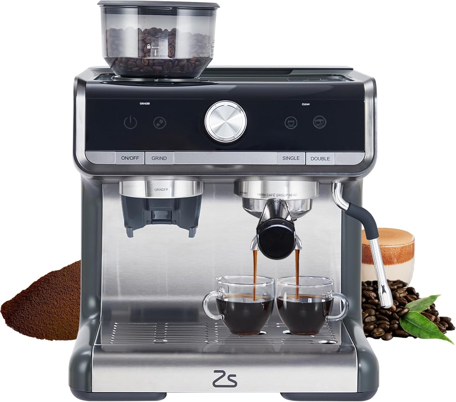 Amazon.com: Expresso Coffee Machines With Grinder, Espresso Machine 20 ...