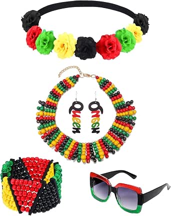 Amazon.com: PROMOTED TO BIG SISTER Women Jamaican Costume for Juneteeth ...