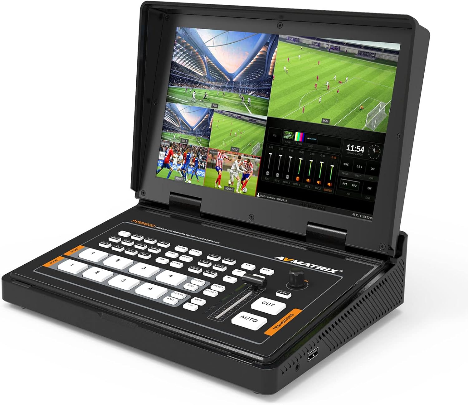 Amazon.com: AVMATRIX PVS0403U Conmutador mezclador de video ...