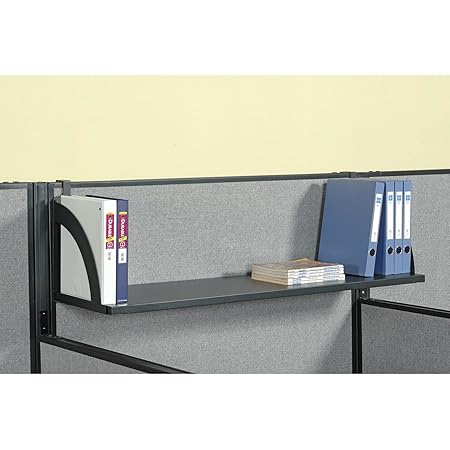 Amazon.com: Office Cubicle Floating Corner Shelf Iron Wire Desk ...