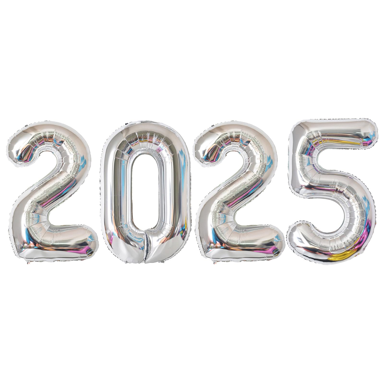 Amazon.com: 40 Inch Giant Silver Number 2025 Balloon, 2025 New Years Decorations for 2025 Happy ...