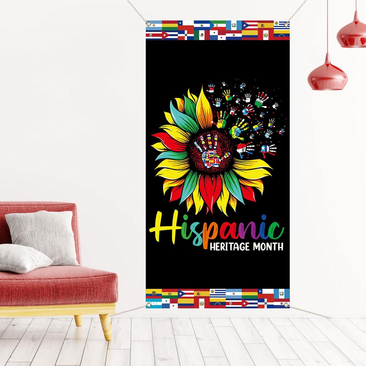 Nepnuser Cubierta de puerta del mes de la herencia hispana nacional 21 ...