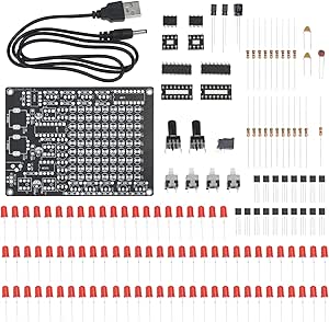 YINETTECH Soldering Practice Kit LED Chaser Soldering DIY Electronic ...