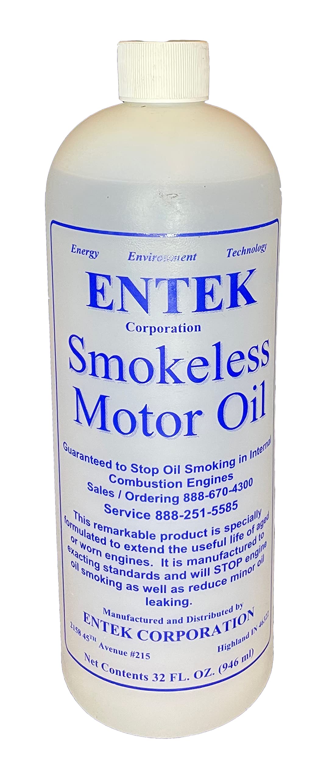 Amazon.com: Entek Smokeless Motor Oil (1) : Automotive