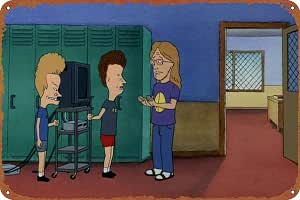 Amazon.com: Beavis and Butt-Head Do America Poster Tin Plate Metal ...
