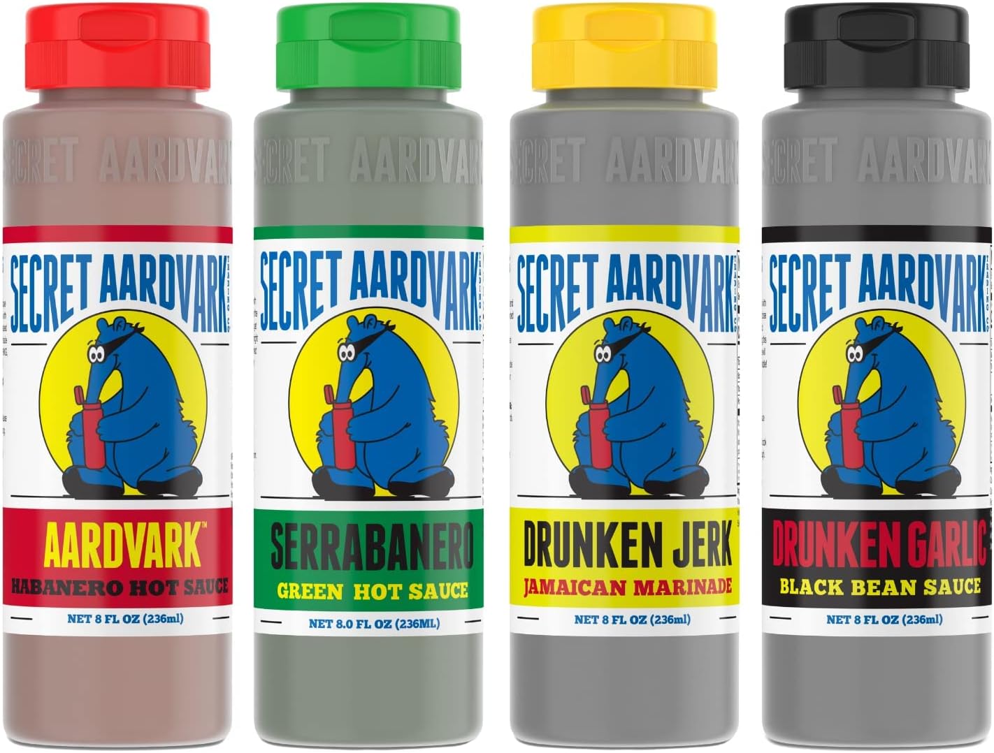 Amazon.com : Secret Aardvark Hot Sauce Variety Pack – Serrabanero ...
