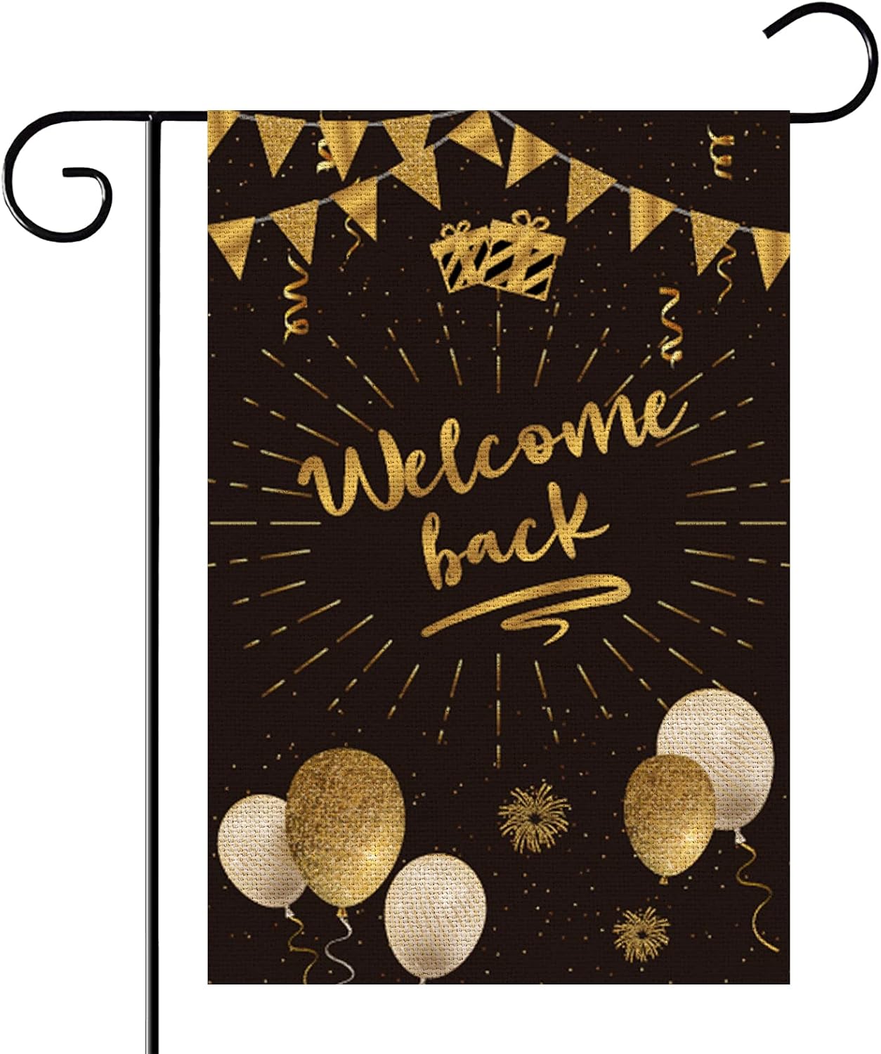 Amazon.com : WeBenison Welcome Back Garden Flag,Returning Home Party ...