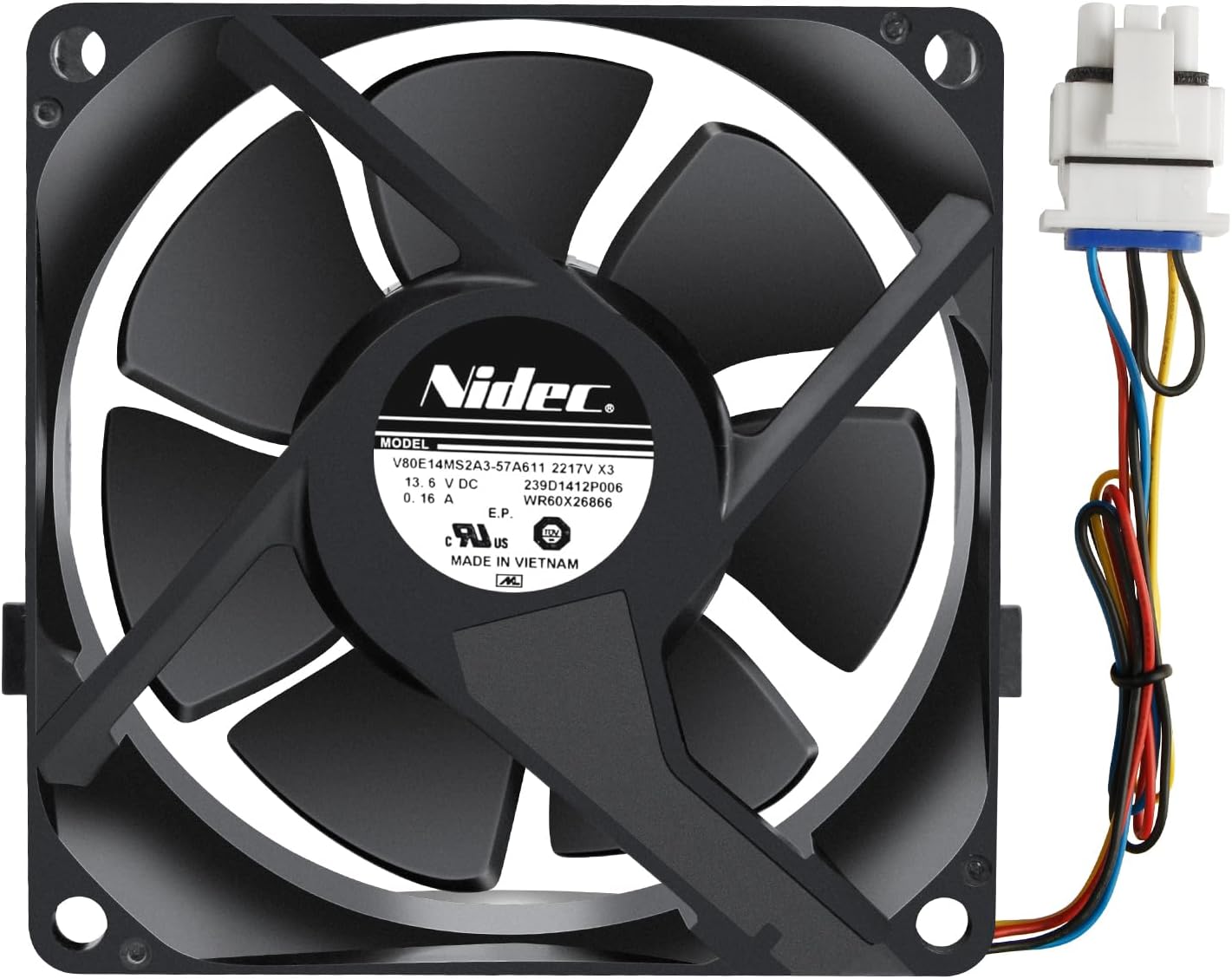 Amazon.com: Upgraded WR60X26866 (OEM) Refrigerator Evaporator Fan Motor ...