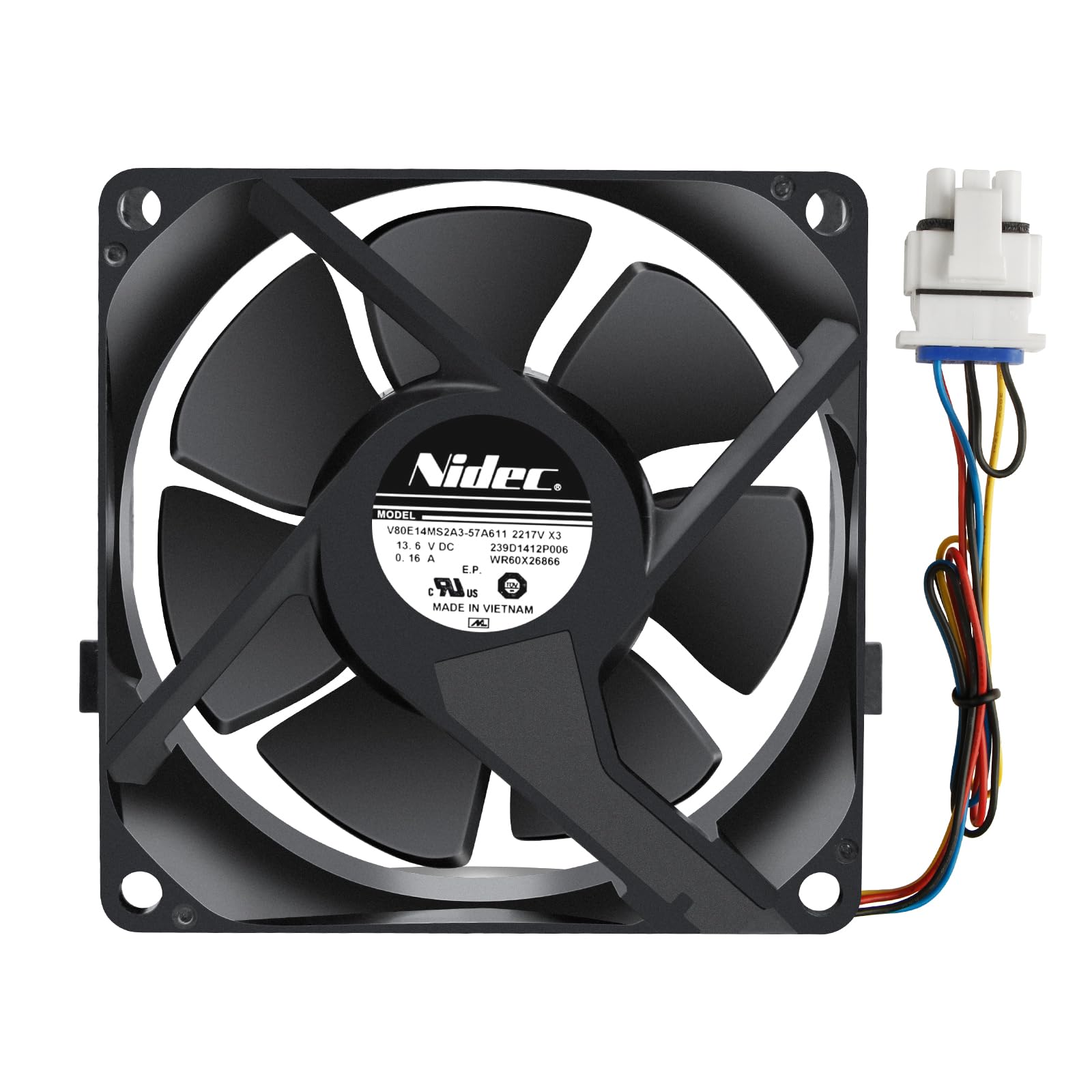 General Electric Refrigerator Evaporator Fan Generic ISH09-M991961mn ...