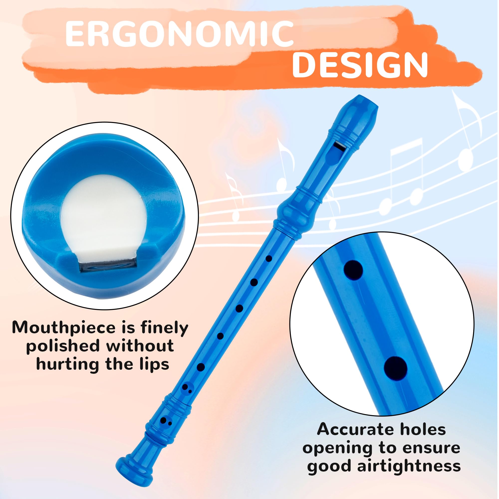 Snapklik.com : YONTY 8-Hole Soprano Descant Recorder Baroque Style Kids ...