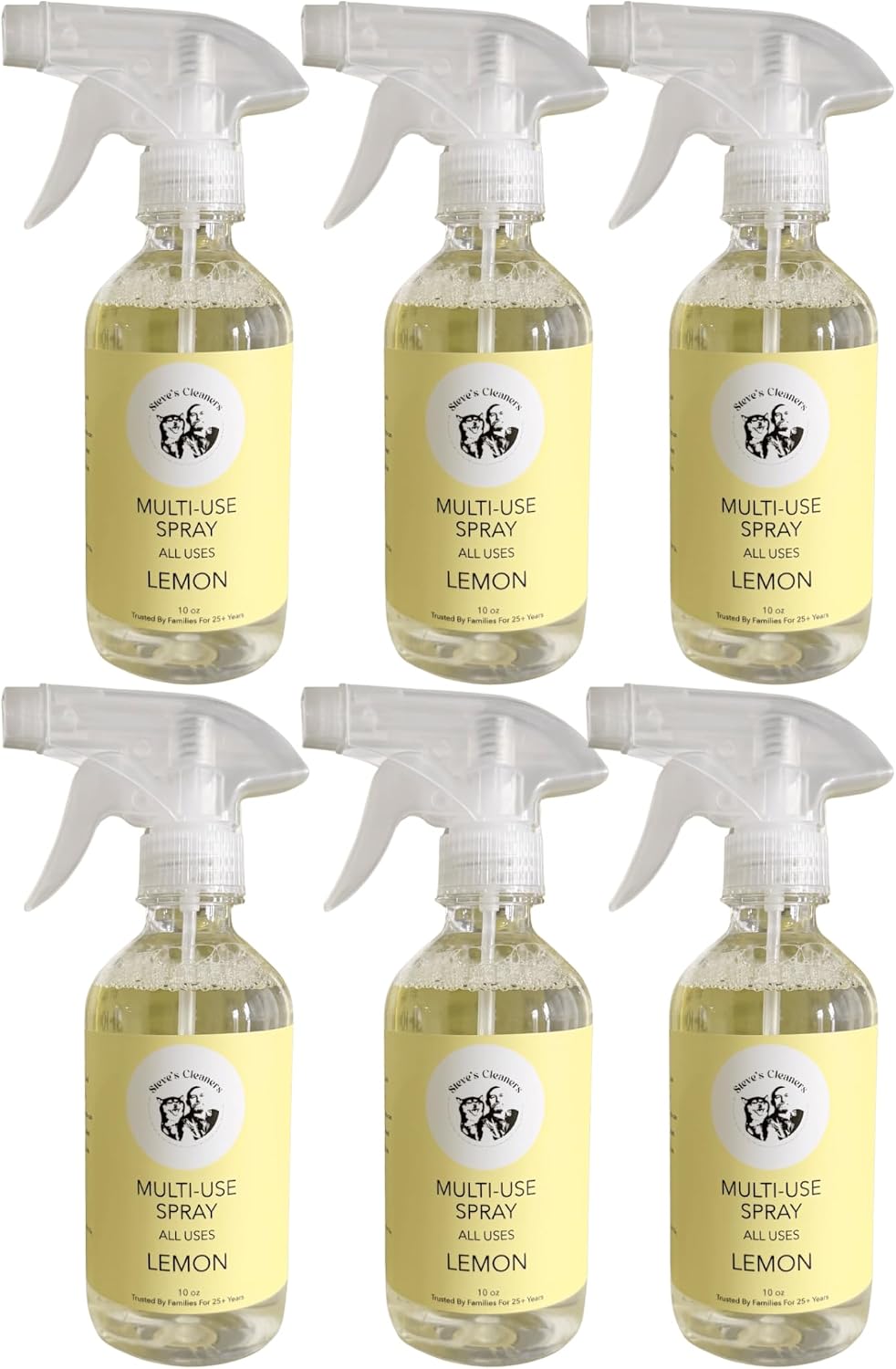 Amazon.com: Steve's Cleaners, Lemon Multi-Use Spray, Lemon Essential ...