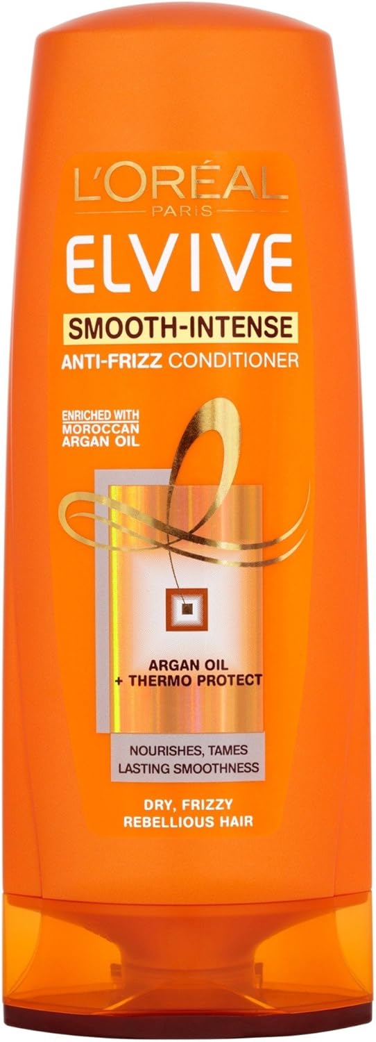 L'Oréal Paris Elvive Smooth-Silk Intense Anti-Frizz Conditioner, 400ml ...