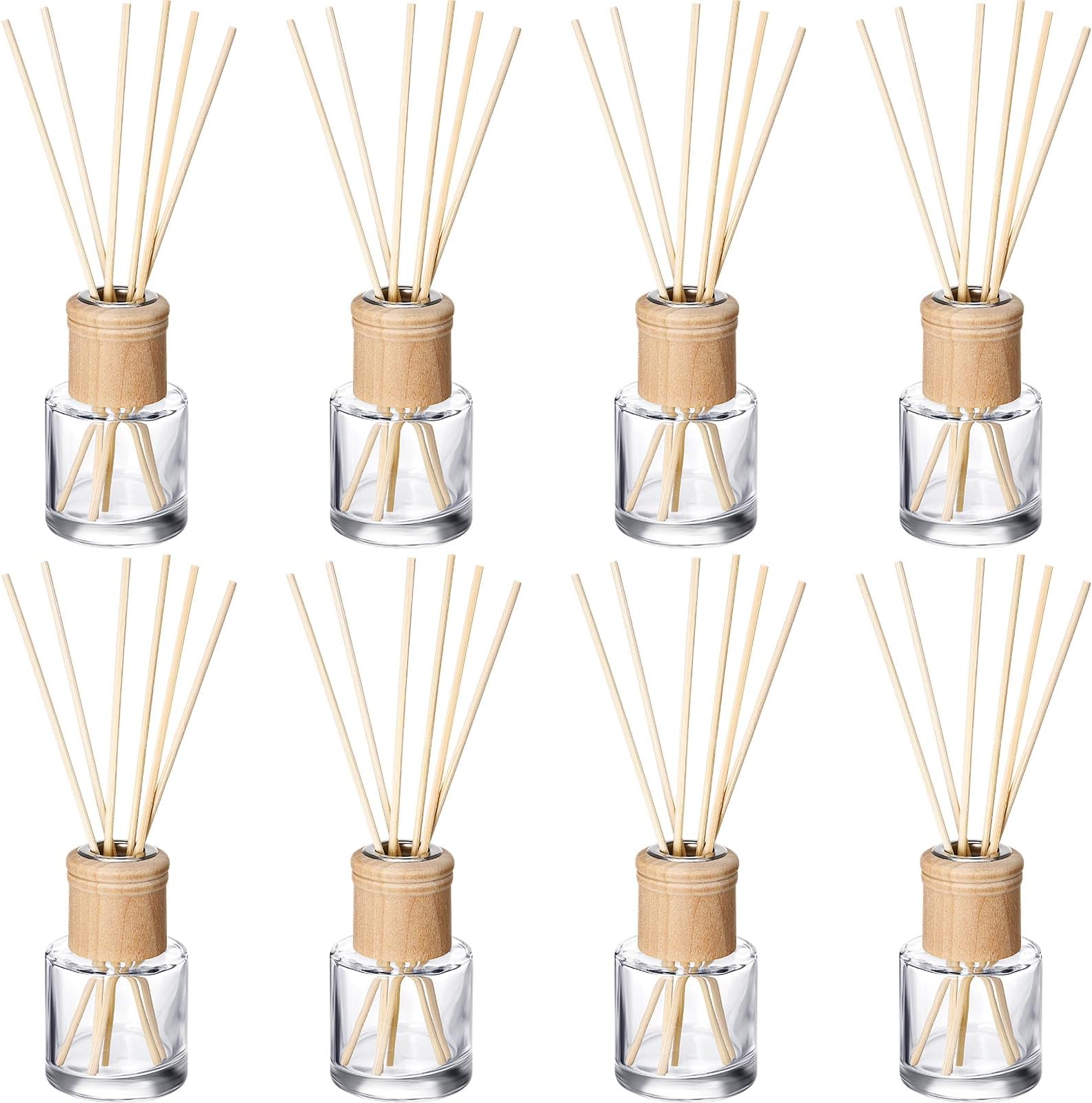 Amazon.com: Crazy huayi Fragrance Glass Diffuser Bottles Diffuser Jars ...