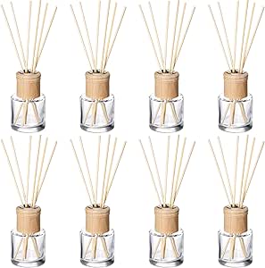 Amazon.com: Roshtia 8 Set Reed Diffuser Bottle Empty Refillable ...