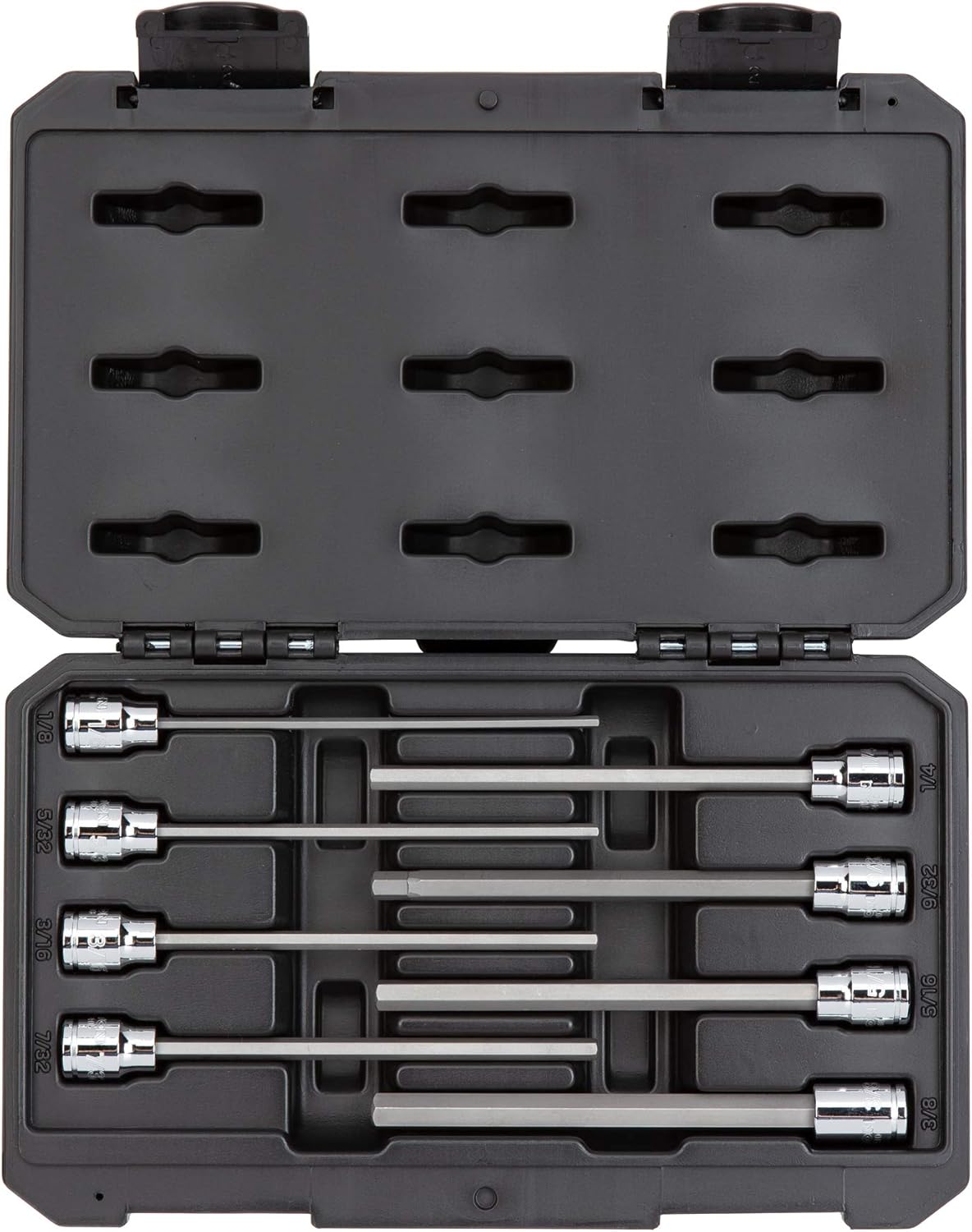 Amazon.com: TEKTON 3/8 Inch Drive Long Hex Bit Socket Set, 8-Piece (1/8 ...