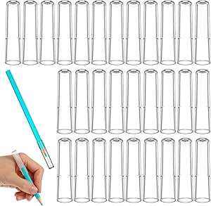 Amazon.com: Wanmu 30 Pcs Pencil Tip Protector Cover, Plastic Pencil ...