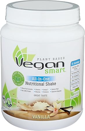 Amazon.com: Vegansmart Naturade Plant Based Vegan Protein Powder - All-in-One Nutritional Shake ...