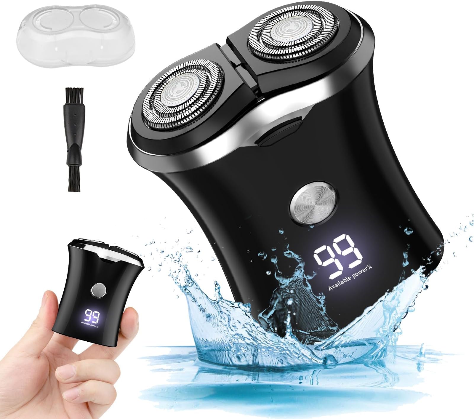 Amazon.com: Mini Portable Electric Travel Shaver - Pocket Size Washable ...