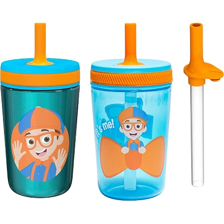 Amazon.com: Zak Designs Blippi Kelso Toddler Cups For Travel or At Home ...