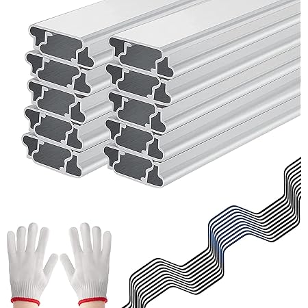 Amazon.com : GRELWT Greenhouse Spring Wire and Lock Channel 10 Sets- 6. ...