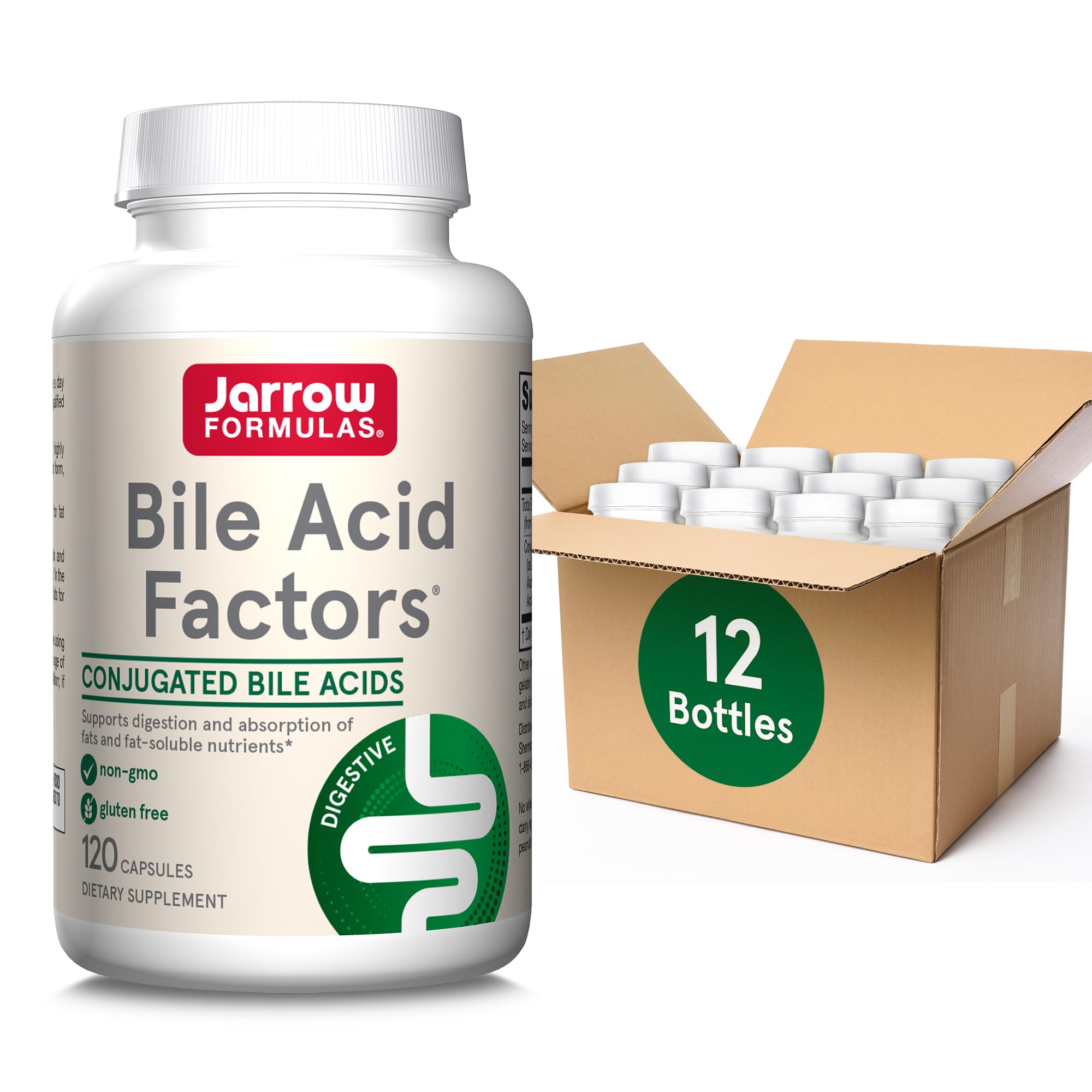 Amazon.com: Jarrow Formulas Bile Acid Factors 1000 mg with Conjugated ...