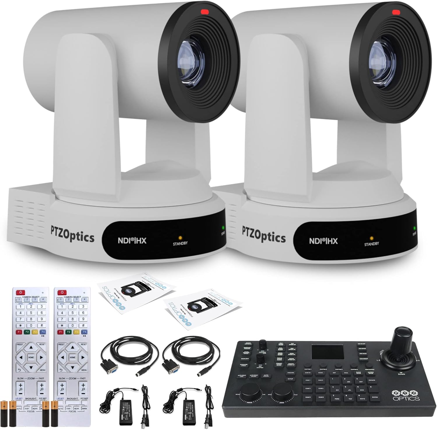 Amazon.com : 2 x PTZOptics Move 4K SDI/HDMI/USB/IP PTZ Camera with 30x ...