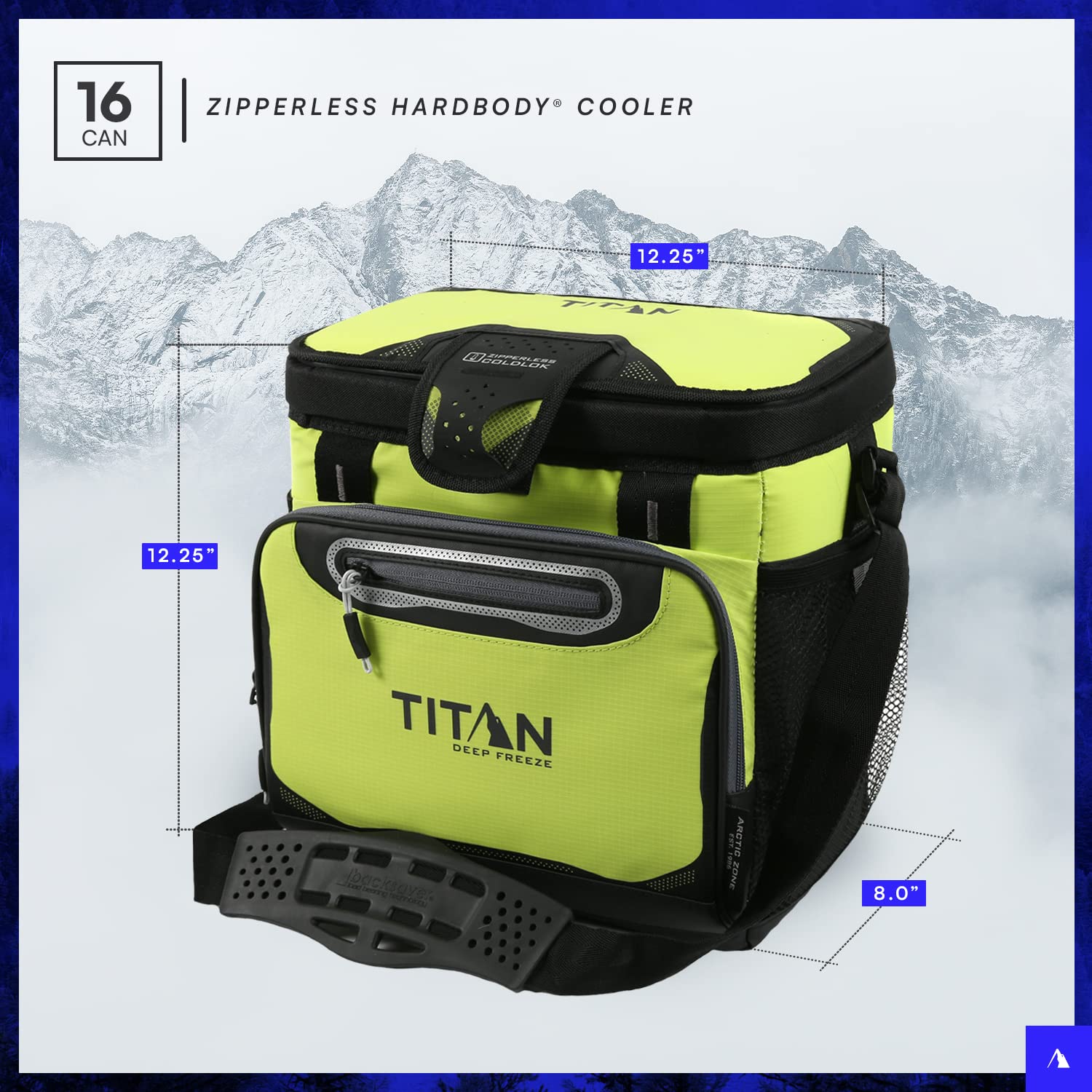 Snapklik.com : Arctic Zone Titan Deep Freeze Cooler - 16 Can Zipperless ...