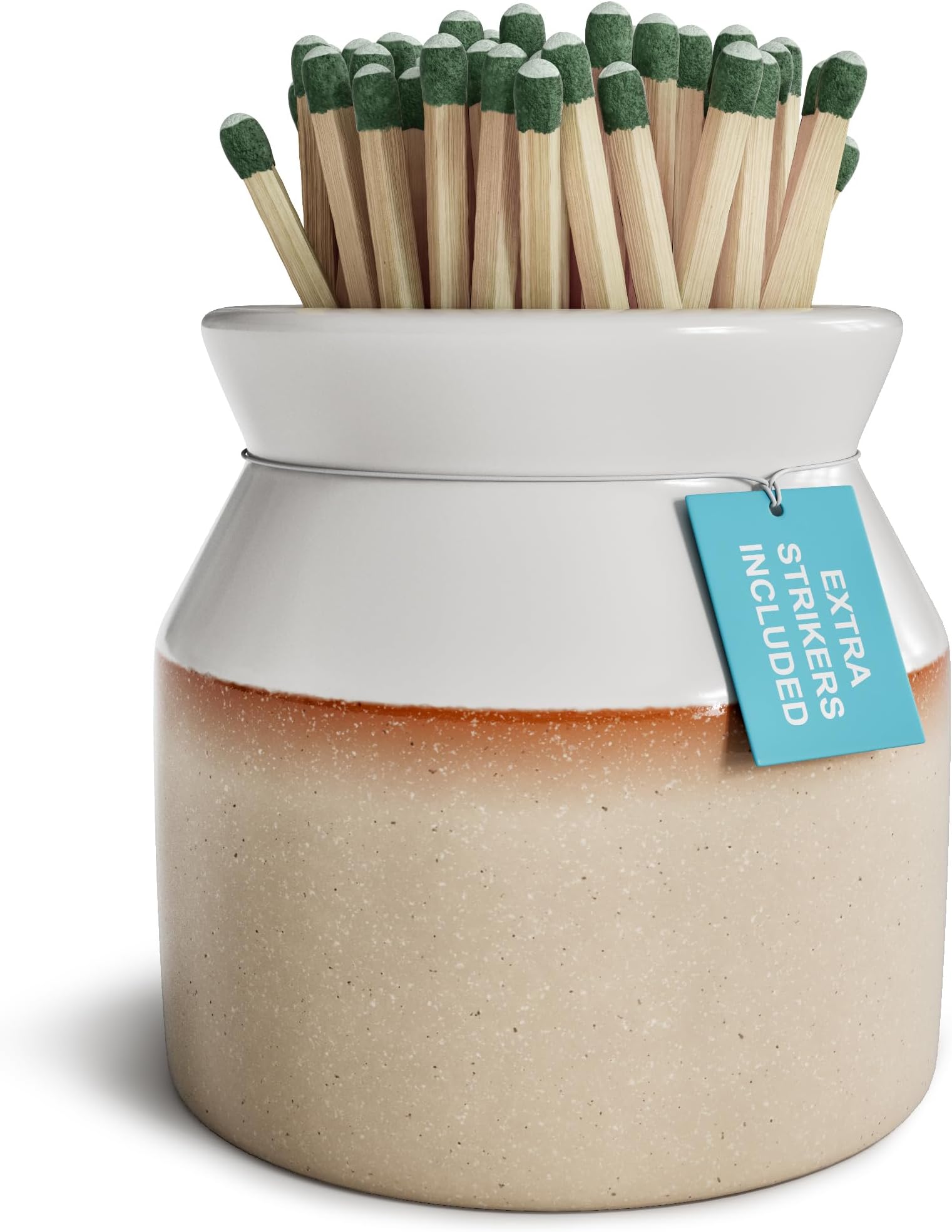 Amazon.com: KAZZU Match Holder with Striker Decor - Match Holder with ...