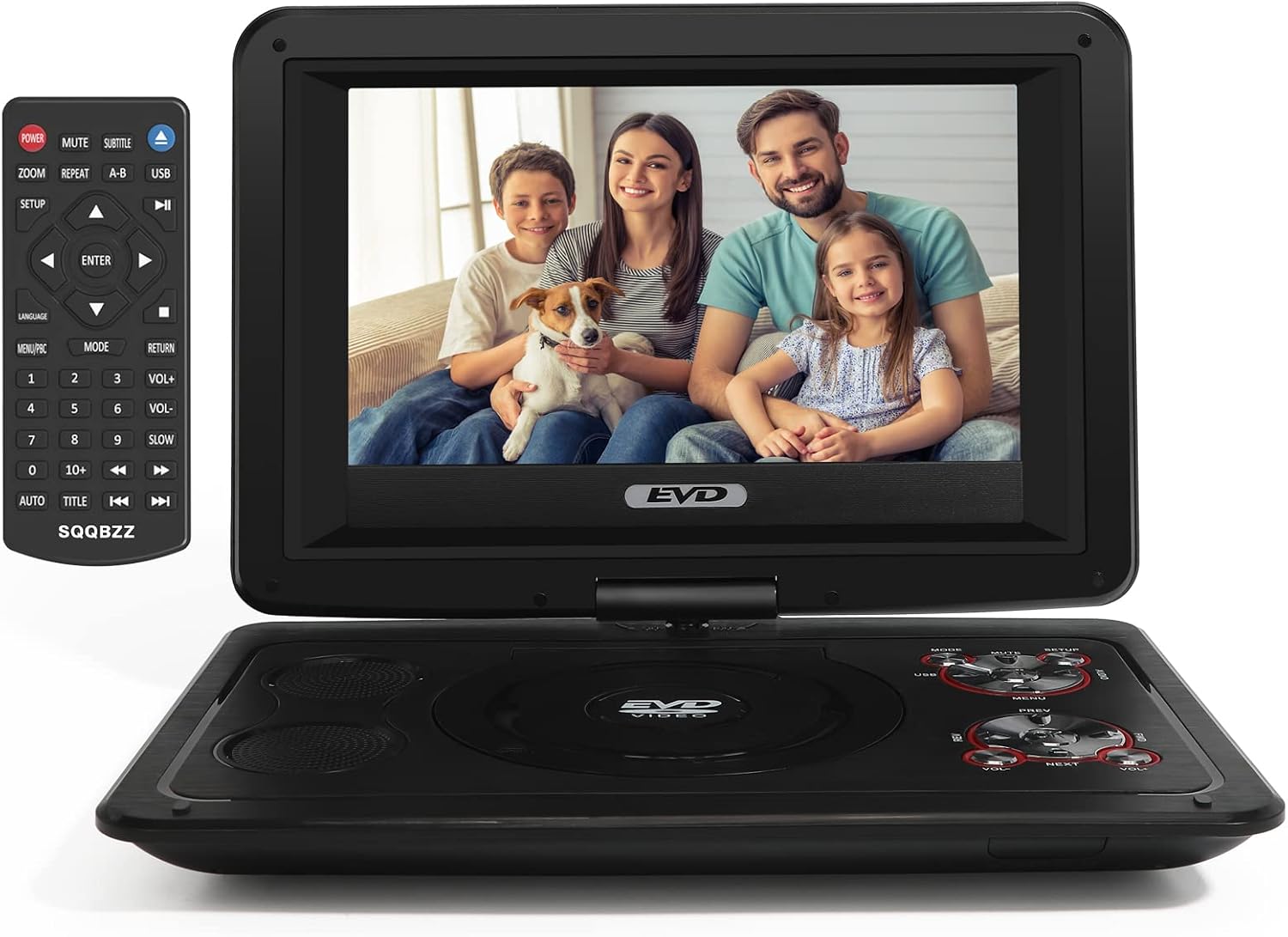 Amazon.com: SQQBZZ 12.5" Portable DVD Player with 10.5" Swivel Screen ...
