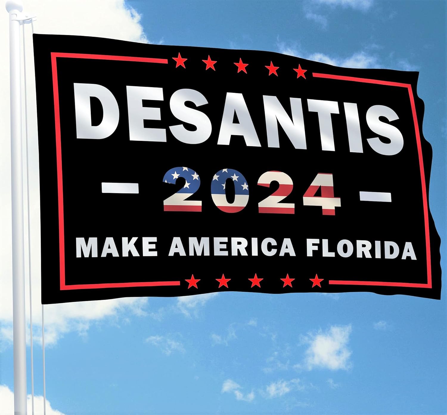 Amazon.com : FLCHWY DESANTIS 2024 Make America Florida American Flag ...