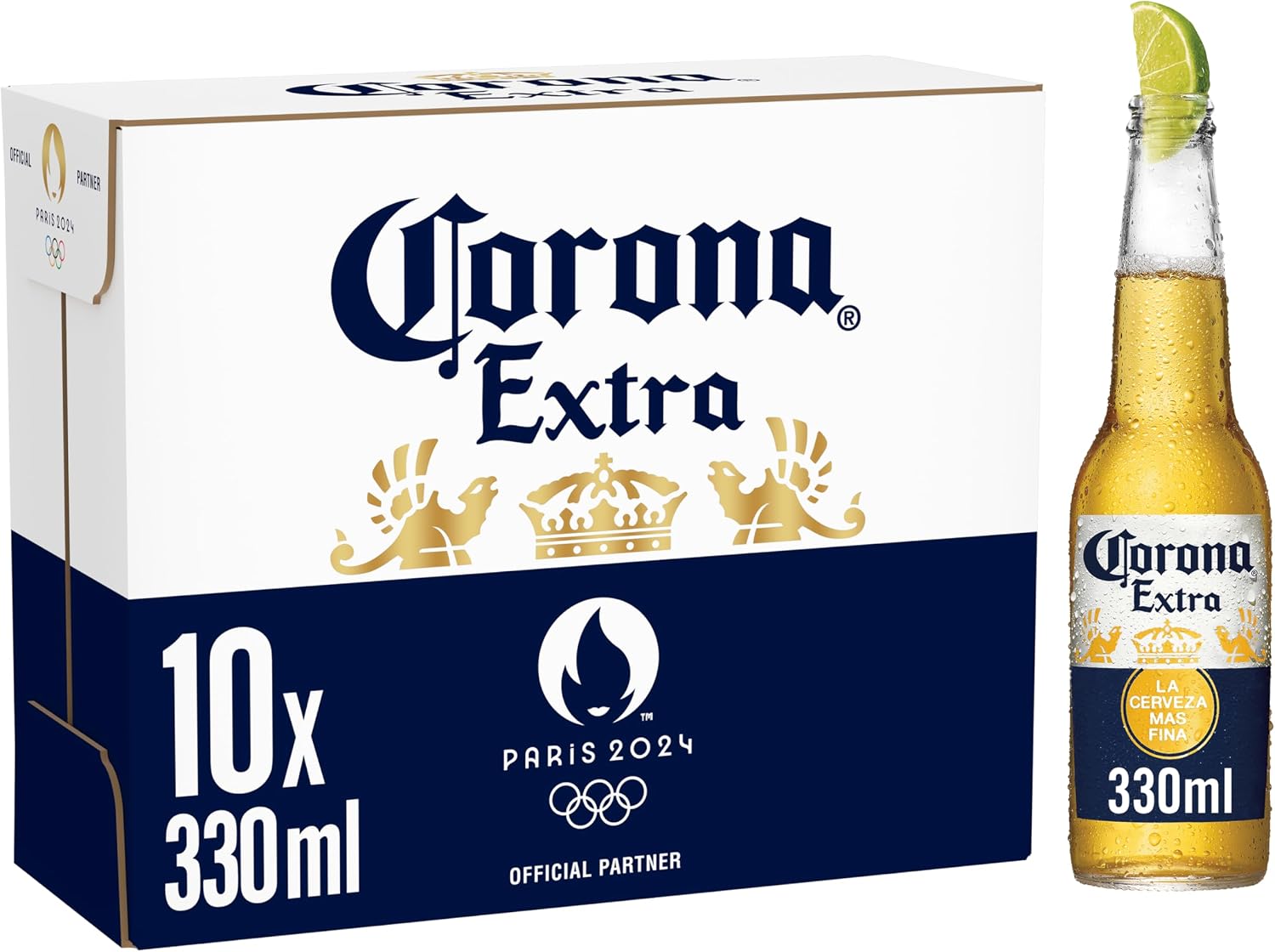 Corona Lager Beer Bottle, 10 x 330ml : Amazon.co.uk: Grocery